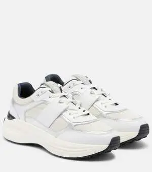 TOD'S Leather-trimmed Sneakers