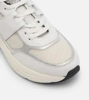 TOD'S Leather-trimmed Sneakers