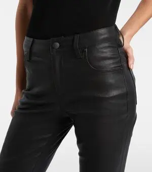 Ag Mari Leather Skinny Pants