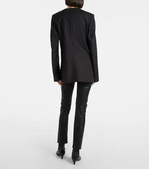 Ag Mari Leather Skinny Pants - Black