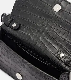 Alexander McQueen Jewelled Mini Leather Shoulder Bag