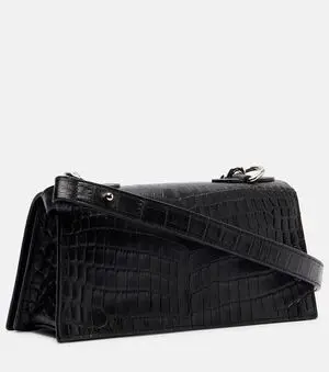Alexander McQueen Jewelled Mini Leather Shoulder Bag