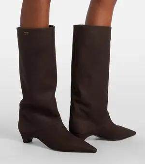 Prada Leather Knee-high Boots