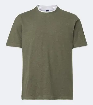 Fedeli Cotton Jersey T-shirt - Green