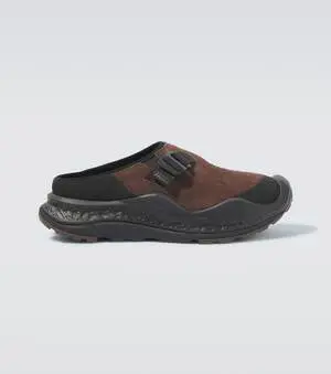 Hoka One One Ora Primo Ext Suede Mules - Brown