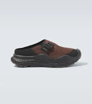 Hoka One One Ora Primo Ext Suede Mules - Brown