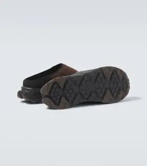 Hoka One One Ora Primo Ext Suede Mules - Brown