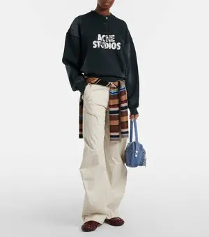 Acne Studios Patty Cotton Barrel-leg Pants