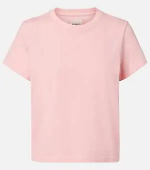 Khaite Emmylou Cotton Jersey T-shirt - Pink