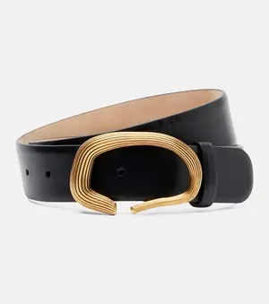Khaite Churro Leather Belt - Black