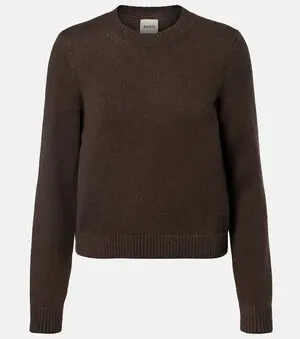 Khaite Leta Cashmere Sweater Brown