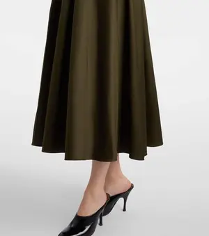 JOSEPH Manar Cotton Poplin Maxi Skirt