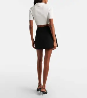 COURREGES Tweed Miniskirt