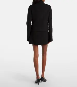 COURREGES Tweed Miniskirt - Black