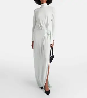 COURREGES Jersey Maxi Dress