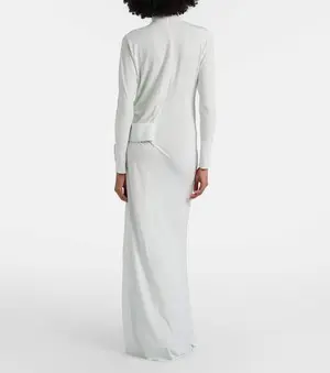 COURREGES Jersey Maxi Dress