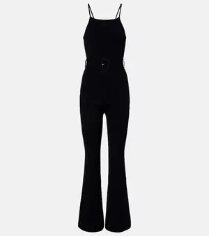COURREGES Courrèges Belted Jumpsuit - Black