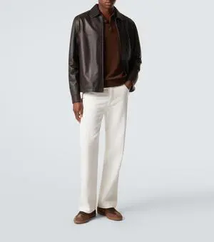 TOD'S Tabs Leather And Suede Sneakers - Brown