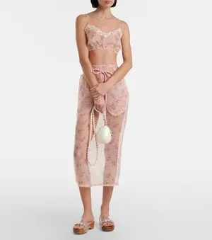 Simone Rocha Embellished Clogs - Transparent