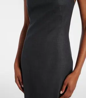 Givenchy Wool Midi Dress - Grey