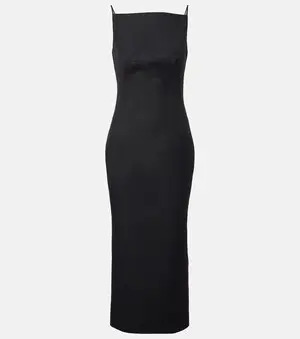 Givenchy Wool Midi Dress - Grey