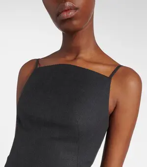 Givenchy Wool Midi Dress - Grey