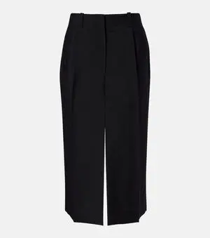 Givenchy Wool And Mohair Skirt-pants - Black