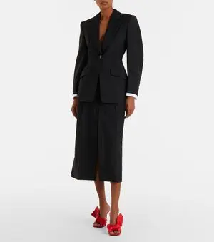 Givenchy Wool And Mohair Skirt-pants