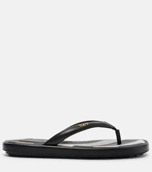 TOD'S Leather Thong Sandals