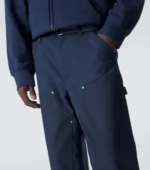 Sacai Belted Wide-leg Pants - Blue