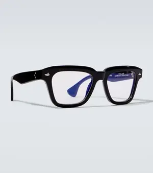 SESTINI Transparent Square Frame Glasses - Black