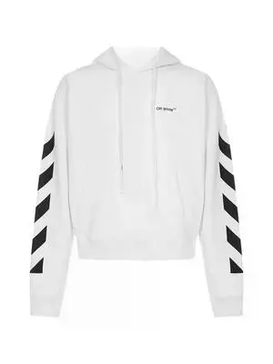 Off-White Diag-stripe Hoodie - White