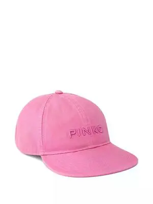 Pinko Logo-detail Baseball Cap - Pink