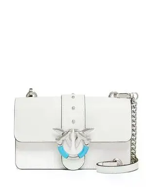 Pinko Mini Love Bag One Shoulder Bag - White