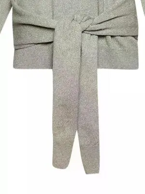 JW Anderson Tie Detailed Knit Jumper - Green