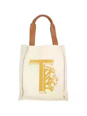 TOD'S Logo-detail Tote Bag - Neutrals