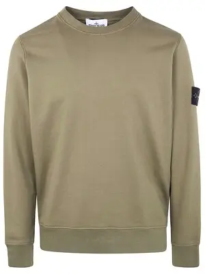 Stone Island Round Neck Sweatshirt - Green
