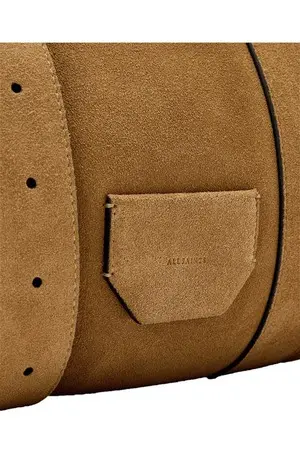 ALLSAINTS Ares Suede Shoulder Bag