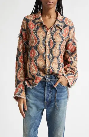 R13 Spread Collar Shirts For Women