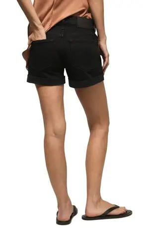 Lucky Brand Ava Mid-rise Denim Shorts