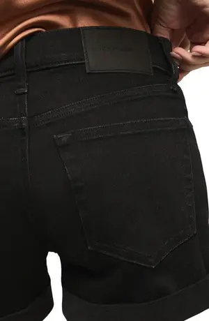 Lucky Brand Ava Mid-rise Denim Shorts