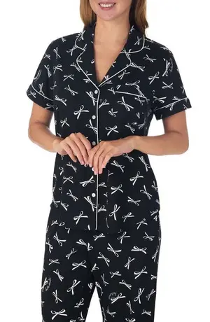 Kate Spade New York Print Crop Pajamas