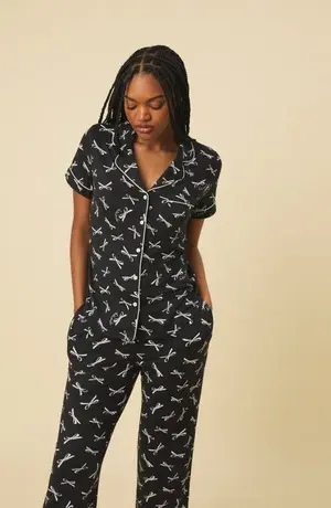 Kate Spade New York Print Crop Pajamas