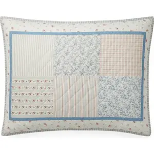 Ralph Lauren Marissa Quilted Cotton Sham - True Cream Multi