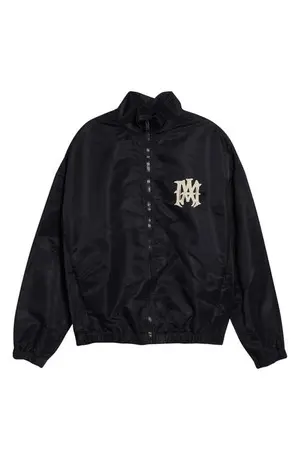 Amiri Hollywood Logo Appliqué Blouson Jacket - Black