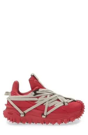 Moncler Trailgrip Megalace Low Top Sneaker - Red