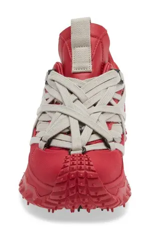 Moncler Trailgrip Megalace Low Top Sneaker - Red