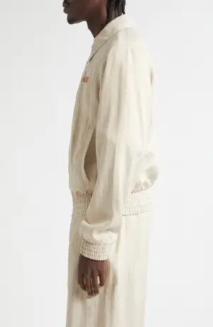 Amiri Stripe Blouson Jacket - Alabaster Archived