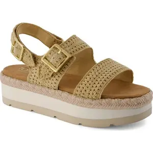 Toms Giana Flatform Sandal - Dark Beige