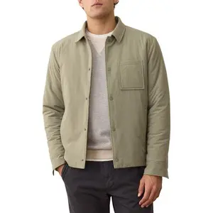 Marine Layer Insulated Water-resistant Travel Jacket - Vetiver